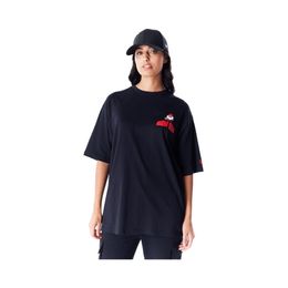 New Era Shirt Herren Gr&ouml;&szlig;e S hellblau / rot / schwarz