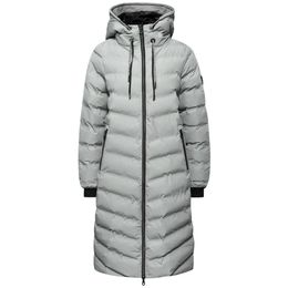 Street One Winterjacke Damen Gr&ouml;&szlig;e S hellgrau / schwarz