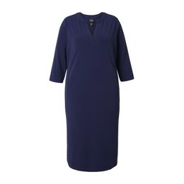 Ulla Popken Kleid Damen Gr&ouml;&szlig;e 54/56 marine Winterkleid