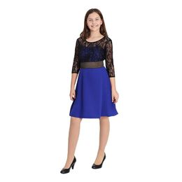 G.O.L. FINEST COLLECTION Kleid in Schwarz/ Blau - 47% | Gr&ouml;&szlig;e 152 | Kinderkleider