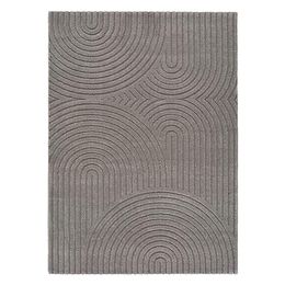 Atticgo Kurzflor-Teppich "Yen" in Grau - 68% | Gr&ouml;&szlig;e 120x170 cm |
