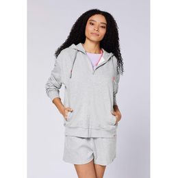 Chiemsee Sweatjacke in Grau - 69% | Gr&ouml;&szlig;e XS | Damen-sweatshirts-jacken
