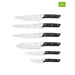 Bj&ouml;rn 6tlg. K&uuml;chenmesser-Set "Erling" - je (L)13 cm - 65% | Kuechenhelfer