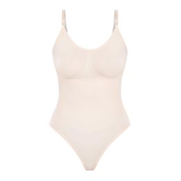Smilodox String Bodysuit Nysa Seamless Damen Gr&ouml;&szlig;e L beige