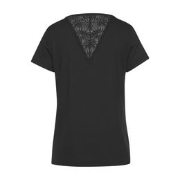 Lascana T-Shirt Damen Gr&ouml;&szlig;e S/M schwarz