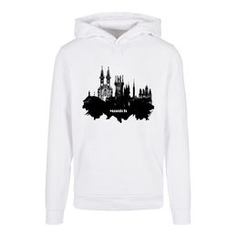 F4NT4STIC Sweatshirt 'Cities Collection - Munich skyline' Herren Gr&ouml;&szlig;e XL schwarz / wei&szlig;