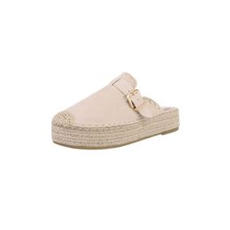 Ital-Design Pantolette Damen Gr&ouml;&szlig;e 41 hellbeige / puder