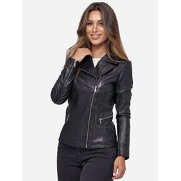 Tazzio &Uuml;bergangsjacke 'F506' Damen Gr&ouml;&szlig;e M schwarz