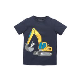 Kidsworld T-Shirt Jungen Gr&ouml;&szlig;e 128/134 dunkelblau / mischfarben