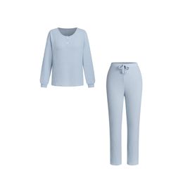 Cupshe Pyjama 'CAA10A4L001SS' Damen Gr&ouml;&szlig;e L hellblau Winterkleid