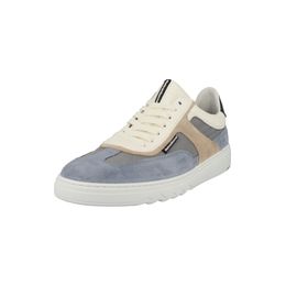Floris van Bommel Sneaker 'De Kupster 0801' Herren Gr&ouml;&szlig;e 42 beige / hellblau / wollwei&szlig;