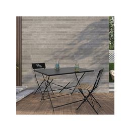 Garden Spirit Gartentisch in Schwarz - (B)110 x (H)70 x (T)71 cm - 60% | Garten-moebel