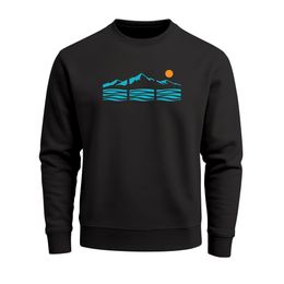 Neverless Sweatshirt 'Blue Mountain' Herren Gr&ouml;&szlig;e M schwarz