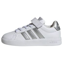 adidas Sportswear Schuh 'Grand Court 3.0' Jungen Gr&ouml;&szlig;e 30.5 silber / wei&szlig;