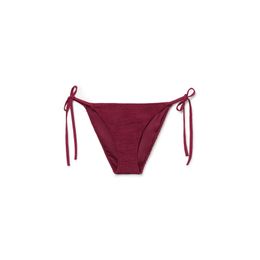 CALZEDONIA Bikinihose 'CRINKLE WAVES' Damen Gr&ouml;&szlig;e S bordeaux