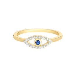 Glanzst&uuml;cke M&uuml;nchen Glanzst&uuml;cke M&uuml;nchen Ring Damen Gr&ouml;&szlig;e 52 royalblau / goldgelb