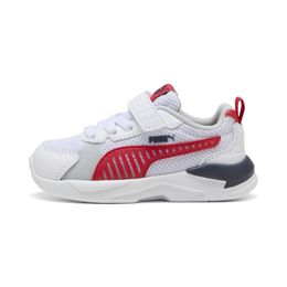 Puma Sneaker 'X-Ray 3' Jungen Gr&ouml;&szlig;e 19 hellgrau / rot / wei&szlig;
