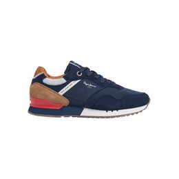 Pepe Jeans Footwear Sneakers "London Brand" in Dunkelblau - 42% | Gr&ouml;&szlig;e 44 | Herrensneakers