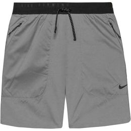 Nike Sportshorts 'REFLECT' Herren Gr&ouml;&szlig;e S grau / schwarz