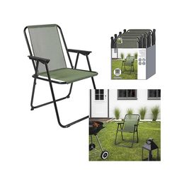 Garden Spirit Klappstuhl ''Pliante'' in Khaki - (B)51 x (H)75 x (T)60 cm - 58% | Garten-moebel