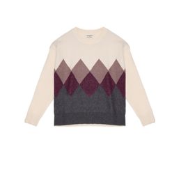 Camomilla Italia Pullover 'Mabel' Damen Gr&ouml;&szlig;e XL hellbeige / kupfer / graphit / weinrot