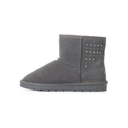 NICEBAY Leder-Winterboots "Suki" in Grau - 65% | Gr&ouml;&szlig;e 37 | Damen-stiefel