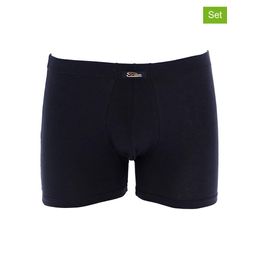 COTONELLA 2er-Set: Boxershorts in Schwarz - 11% | Gr&ouml;&szlig;e XL | Herren-waesche