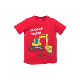 Kidsworld T-Shirt Jungen Gr&ouml;&szlig;e 92/98 mischfarben / rot