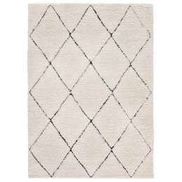 Moma Hochflor-Teppich ''Atesa'' in Creme - 58% | Gr&ouml;&szlig;e 120x170 cm |