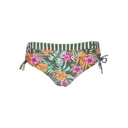 Venice Beach Bikini-Hose in Oliv/ Orange - 73% | Gr&ouml;&szlig;e 46 | Damen-bademode