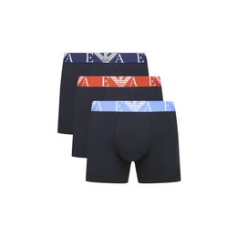 Emporio Armani Boxershorts Herren Gr&ouml;&szlig;e M navy / himmelblau / rostrot / wei&szlig;