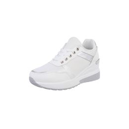 Ital-Design Sneaker Damen Gr&ouml;&szlig;e 37 silber / wei&szlig;