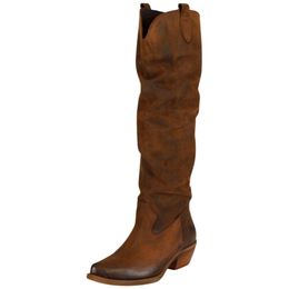 Felmini Wide Fit Cowboystiefel 'El Paso W041' Damen Gr&ouml;&szlig;e 37 braun Winterschuhe