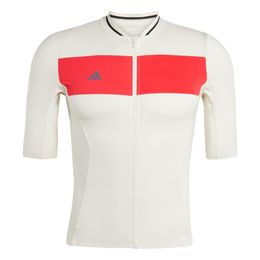 adidas Performance Funktionsshirt 'Heritage Tempo' Herren Gr&ouml;&szlig;e M rot / schwarz / wei&szlig;