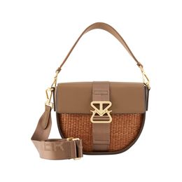 Bogner Schultertasche 'Zuoz Rafia Cassy' Damen Gr&ouml;&szlig;e One Size karamell / cognac / gold