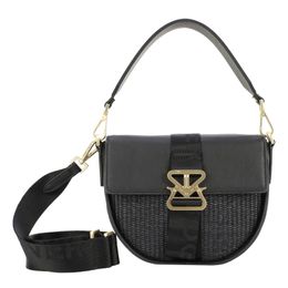 Bogner Schultertasche 'Zuoz Rafia Cassy' Damen Gr&ouml;&szlig;e One Size gold / schwarz