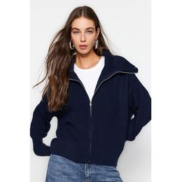 Trendyol Cardigan in Dunkelblau - 51% | Gr&ouml;&szlig;e L | Damen-pullover-cardigans