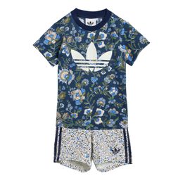 adidas originals Set ' x Liberty London' Jungen Gr&ouml;&szlig;e 98 dunkelblau / gelb / gr&uuml;n / wei&szlig;
