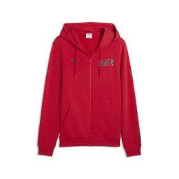 Puma Sportsweatjacke Herren Gr&ouml;&szlig;e XL feuerrot / schwarz / wei&szlig;