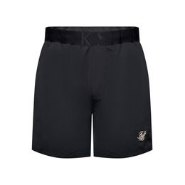 SikSilk Badeshorts Herren Gr&ouml;&szlig;e M schwarz / wei&szlig;