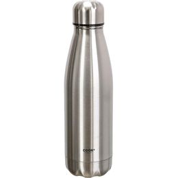 COOK CONCEPT Edelstahl-Isolierflasche in Silber - 500 ml - 53% | Damen-outdoor-ausruestung