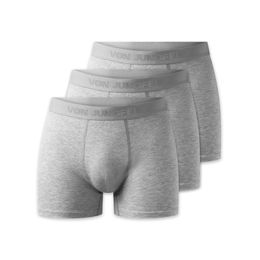 von Jungfeld Boxershorts 'BRIEFS' Herren Gr&ouml;&szlig;e S grau