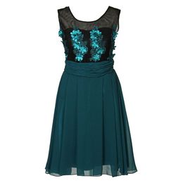 New G.O.L Ballkleid in Schwarz/ T&uuml;rkis - 57% | Gr&ouml;&szlig;e 164 | Kinderkleider