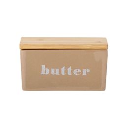 Bloomingville Butterdose ''Hanyu'' in Beige - (B)12,5 x (H)7 x (T)9 cm - 41% | Aufbewahren-servieren