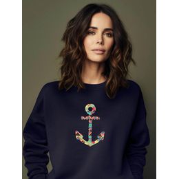 WOOOP Sweatshirt in Dunkelblau - 60% | Gr&ouml;&szlig;e S | Damen-sweatshirts-jacken