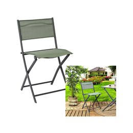 Garden Spirit Klappstuhl ''Elba'' in Gr&uuml;n - (B)50 x (H)80 x (T)46 cm - 60% | Sitzmoebel
