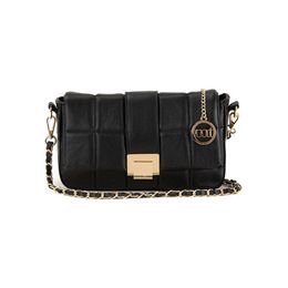 Mia Tomazzi Leder-Umh&auml;ngetasche in Schwarz - (B)25 x (H)16 x (T)8 cm - 77% | Damen-taschen