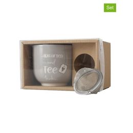 Boltze 2tlg. Set: Kaffeetasse & Filter in Grau - 27% | Gedeckter-tisch