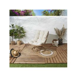 Garden Spirit Loungsessel in Creme - (B)74 x (H)88 x (T)96 cm - 64% | Garten-moebel