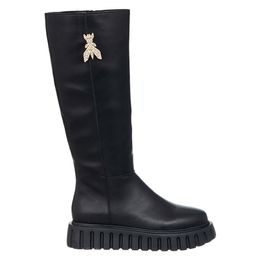 Patrizia Pepe Leder-Stiefel in Schwarz - 58% | Gr&ouml;&szlig;e 38 | Damen-stiefel